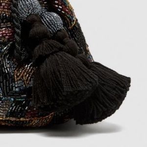 Zara | Bags | Zara Handmade Beaded Dolly Crossbody Bag | Poshmark